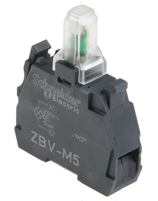 BLOCO LUMINOSO LED VM 230V TERM PARAF ZBVM4 ZBVM4 - Schneider - Nortel ...