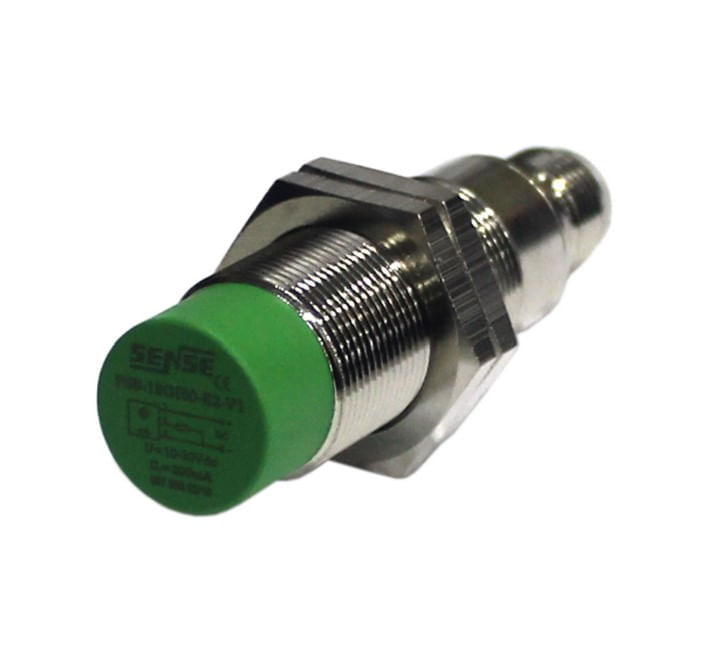 SENSOR PROXIMIDADE INDUTIVO CILINDRICO ROSCADO METALICO 20-250VCA 8MM ...