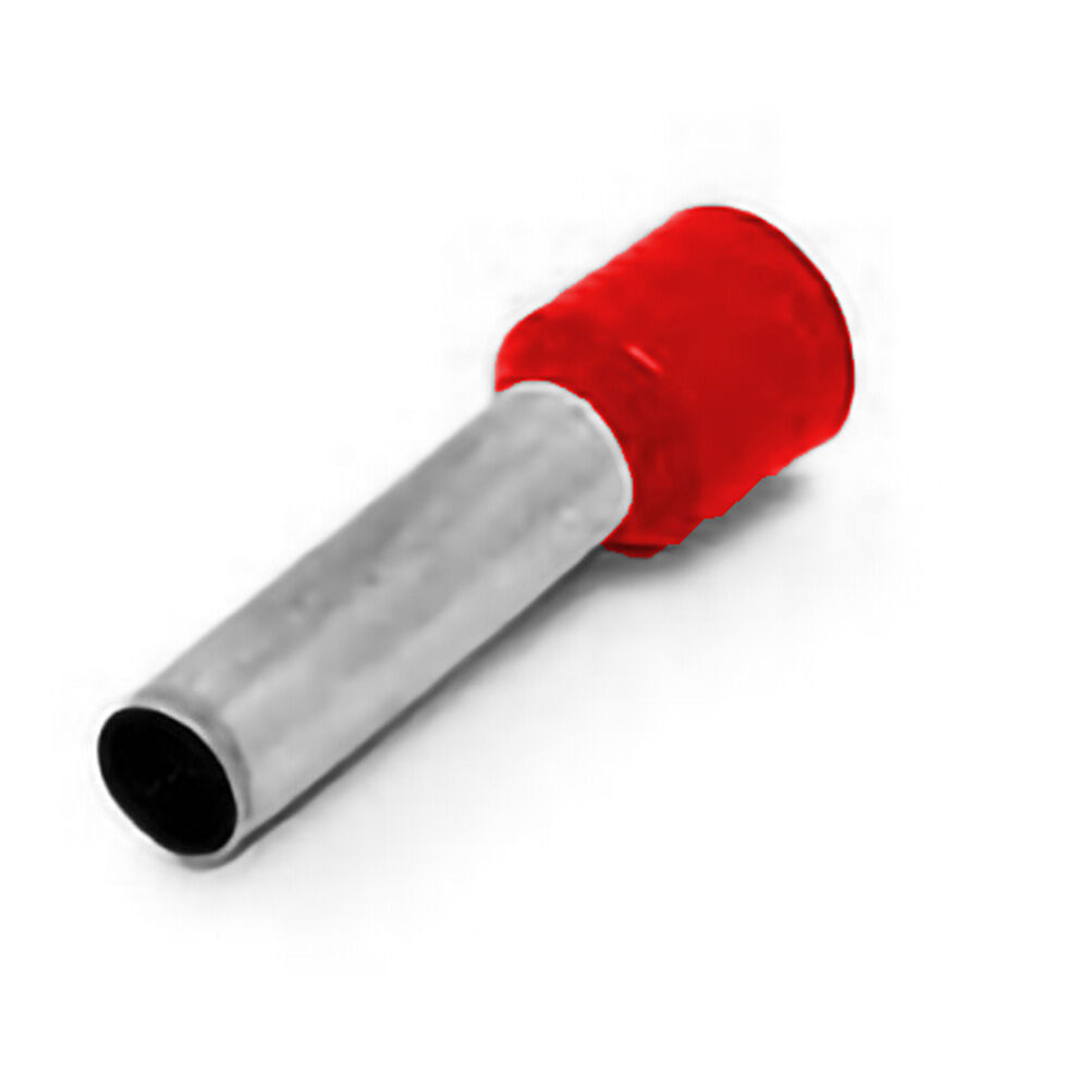 Terminal Ilhós Isolado 1.0 mm² PP Vermelho I-1,0-VM AXT Industrial I-1 ...